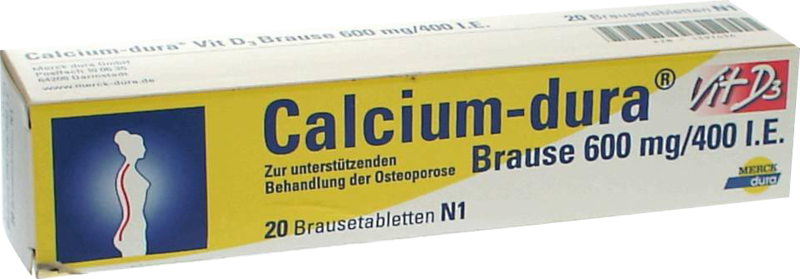 CALCIUM DURA Vit D3 Brause 600 mg/400 I.E. | 09911625